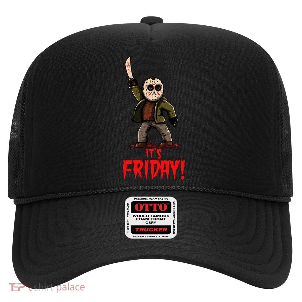 It's Friday Funny Halloween Horror Movie Hat | TShirtPalace