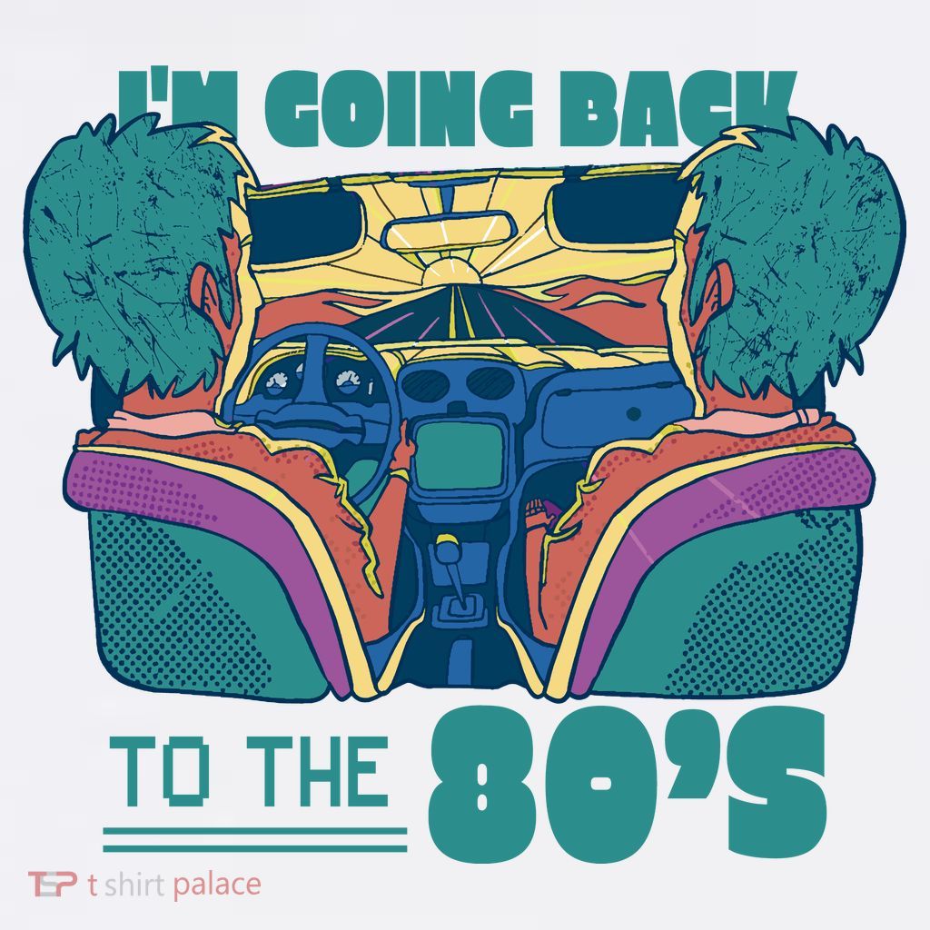 I'm Going Back To The 80s Retro Apron | TShirtPalace