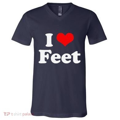 I Love Feet I Heart Feet T-Shirt | TShirtPalace