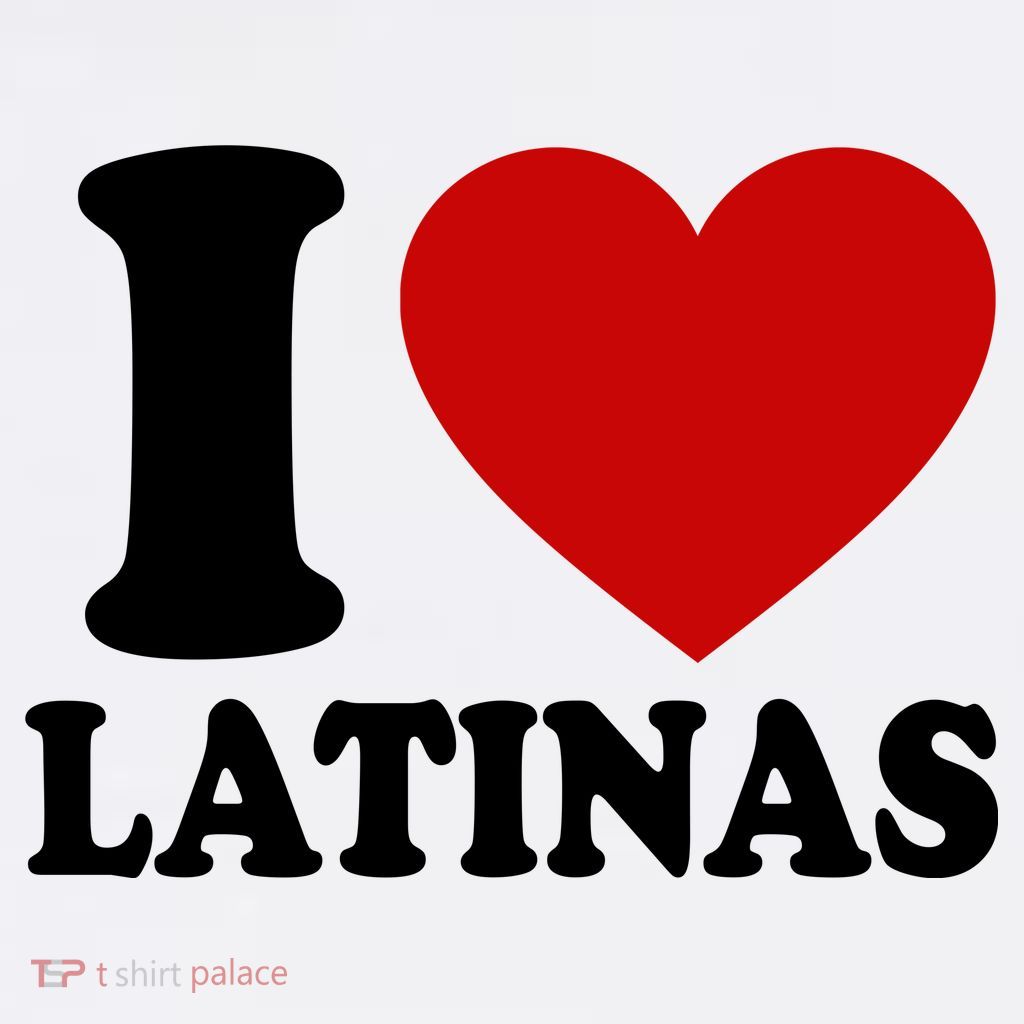 I Love Heart Latinas Hoodie