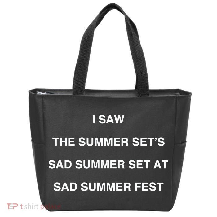 I Saw The Summer SetS Sad Summer Set At Sad Summer Fest Bag | TShirtPalace