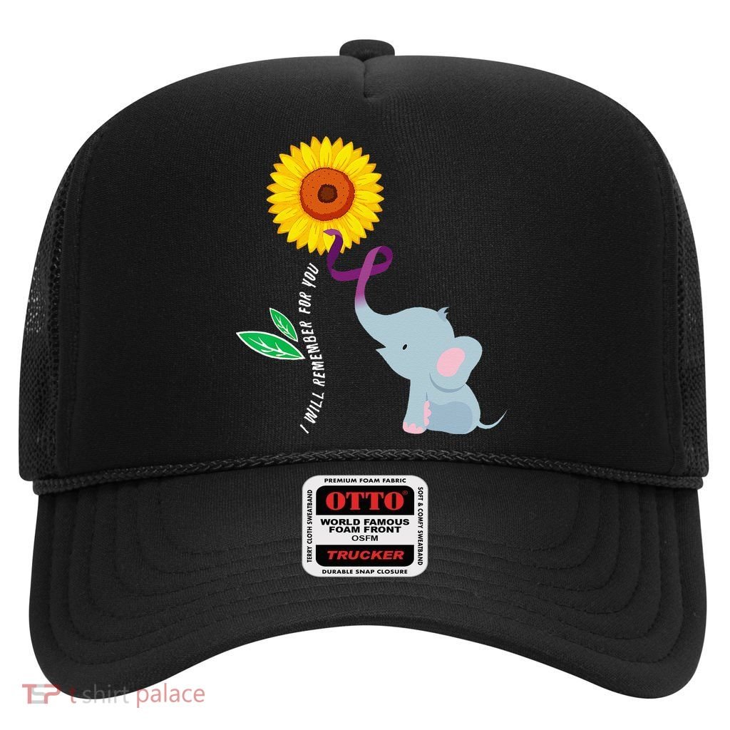 I Will Remember For You ALZ Dementia Alzheimers Awareness Hat ...