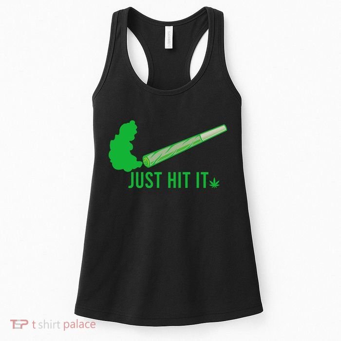 Just Hit It Women's Racerback Tank | TShirtPalace