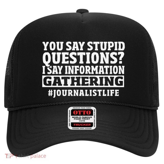 Journalism Media Reporter Press Journalist Trucker Hat | TShirtPalace