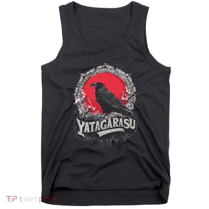 Japanese Mythology Three Legged Crow Yatagarasu Tank Top | TShirtPalace