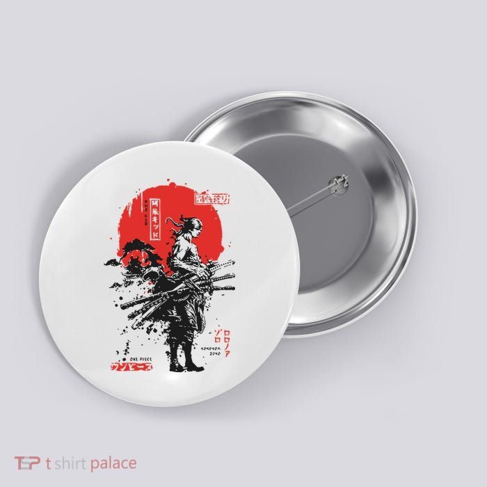 Japanese Samurai Limited Edition Anime Manga Legend Button | TShirtPalace