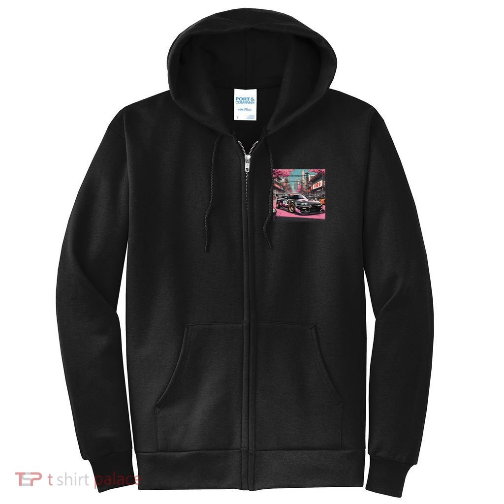 Jdm Tokyo Skyline Retro Japanese Race Car Drift Tuning Gift Full Zip ...