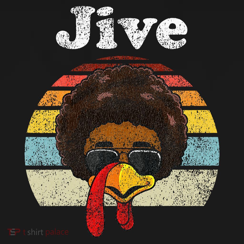 Jive Thanksgiving Turkey Day Funny Face Vintage Retro Style Button ...