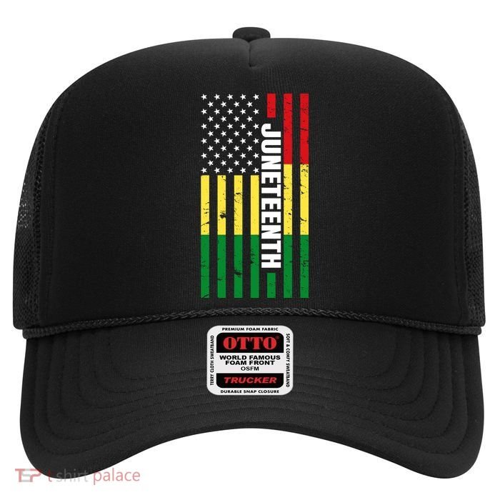 Juneteenth USA Black History Month Flag Hat | TShirtPalace