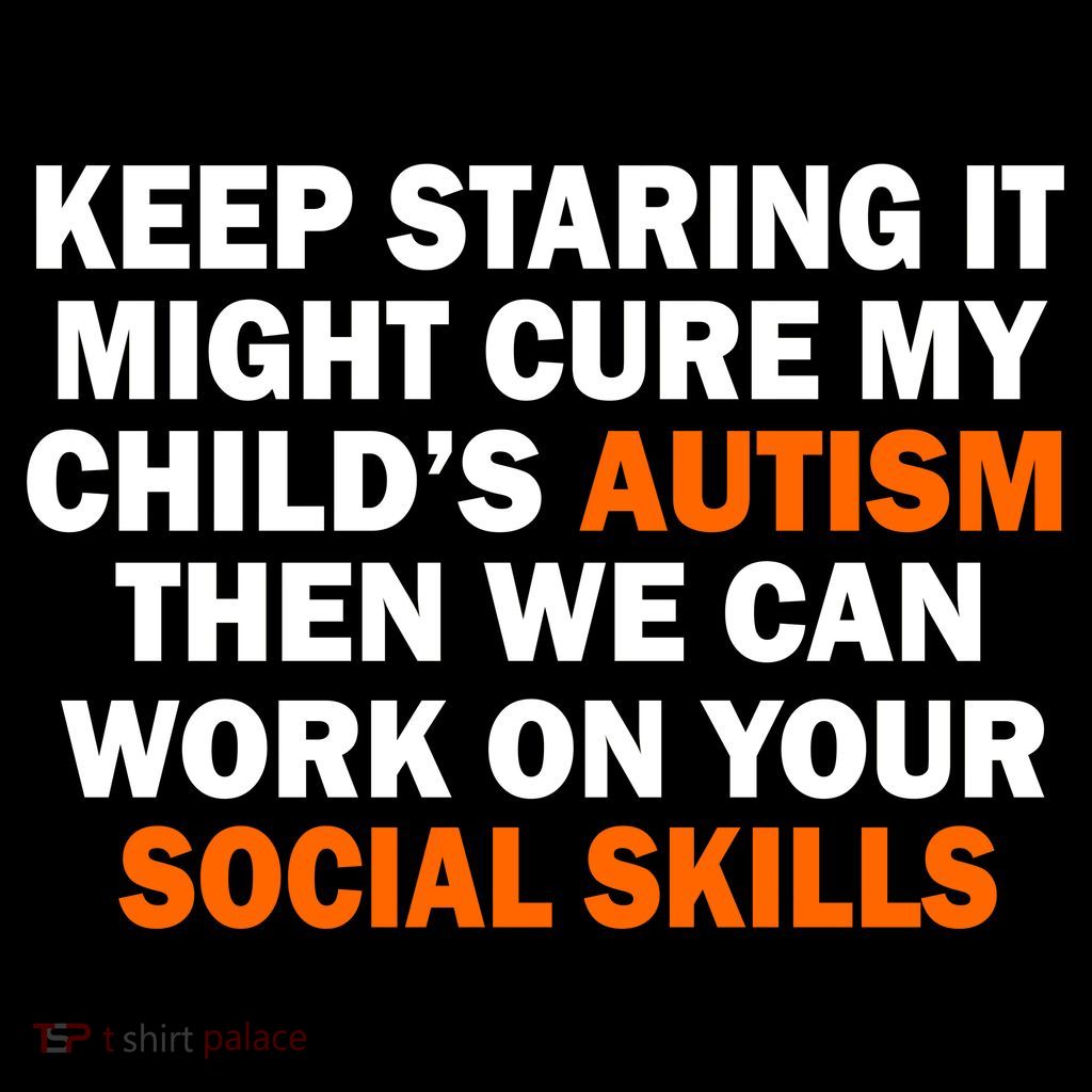 Keep Staring It Might Cure Autism Hoodie | TShirtPalace