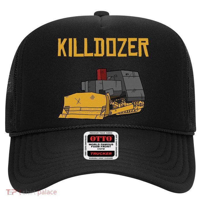 Killdozer Modified Tank Bulldozer Trucker Hat | TShirtPalace