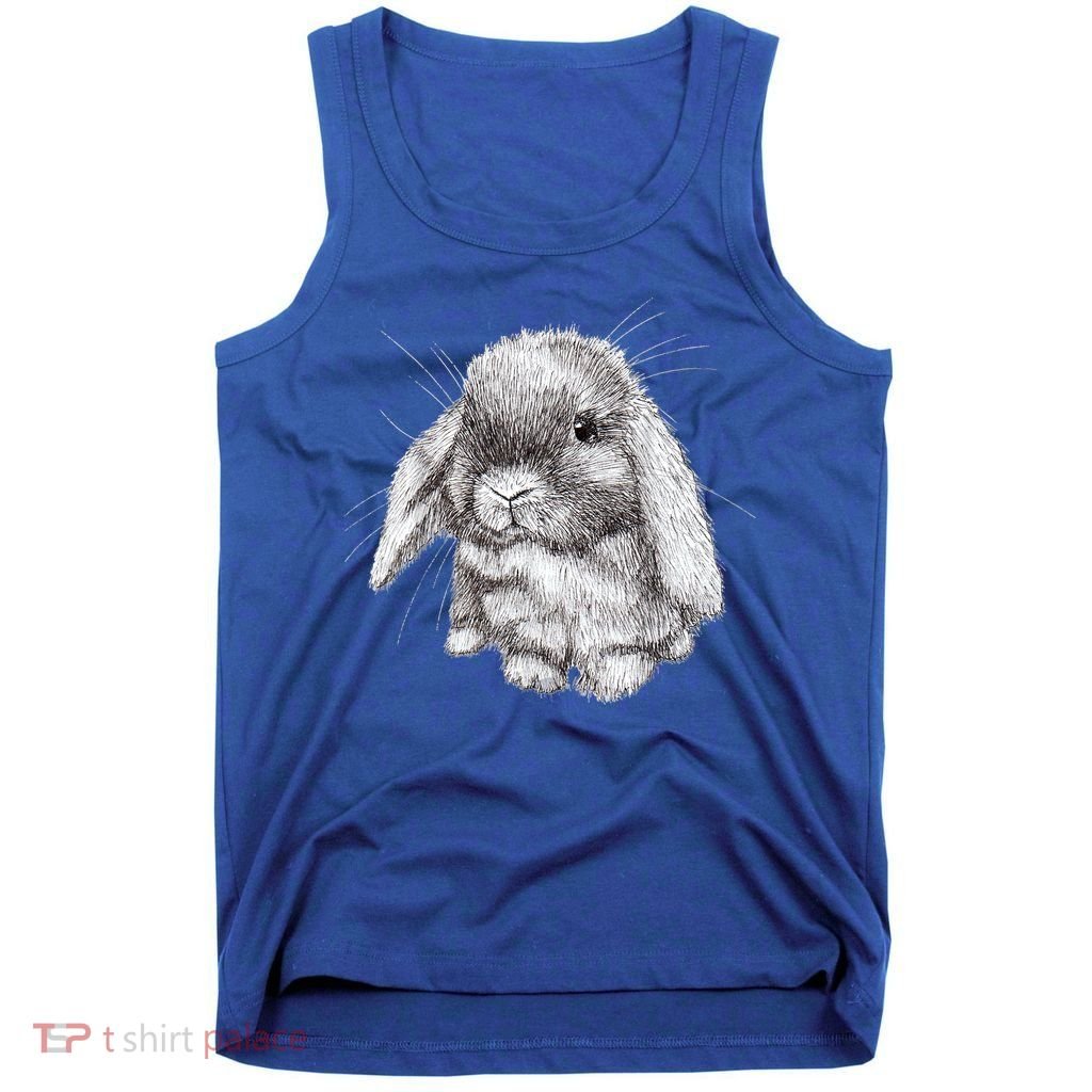 Lop Eared Bunny Rabbit Sketch Gift For Mens Womens Childrens Tank Top ...