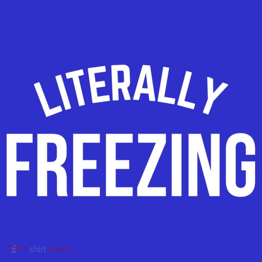 Literally Freezing I Am Literally Freezing Cold Gift Zip Tote Bag ...