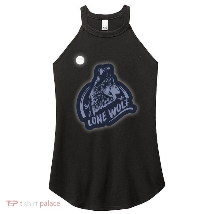 Lone Wolf Women's Perfect Tri Rocker Tank | TShirtPalace