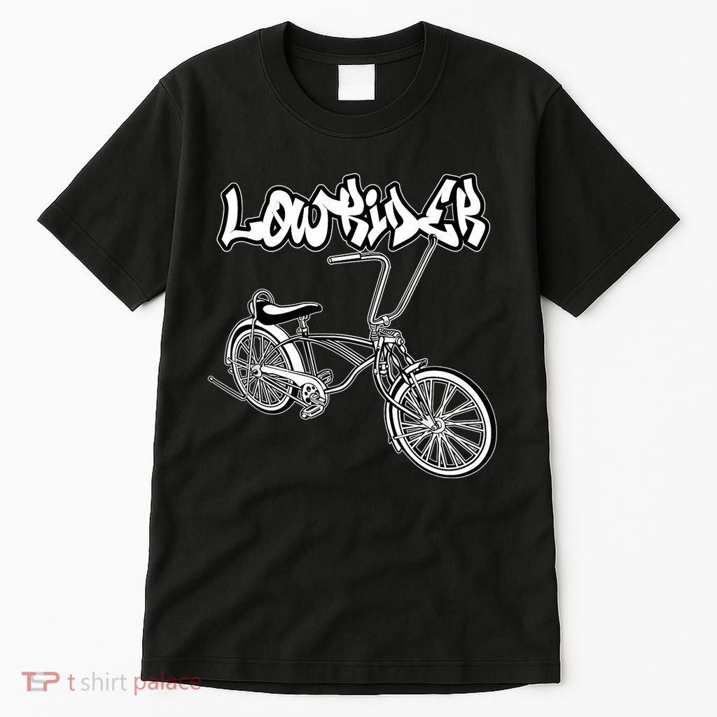 Low Rider Bicycle For . Chicano Cholo Lowrider Bike Tall T-Shirt ...