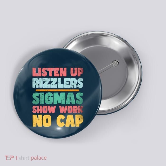 Listen Up Rizzlers Middle School Teacher Gen Alpha Slang Button ...