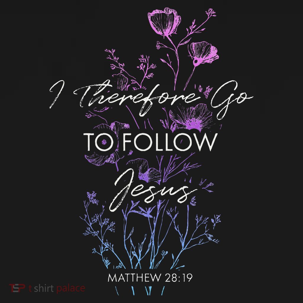 Matthew 2819 I Follow Jesus Baptism Baptized Christian Full Zip Hoodie ...