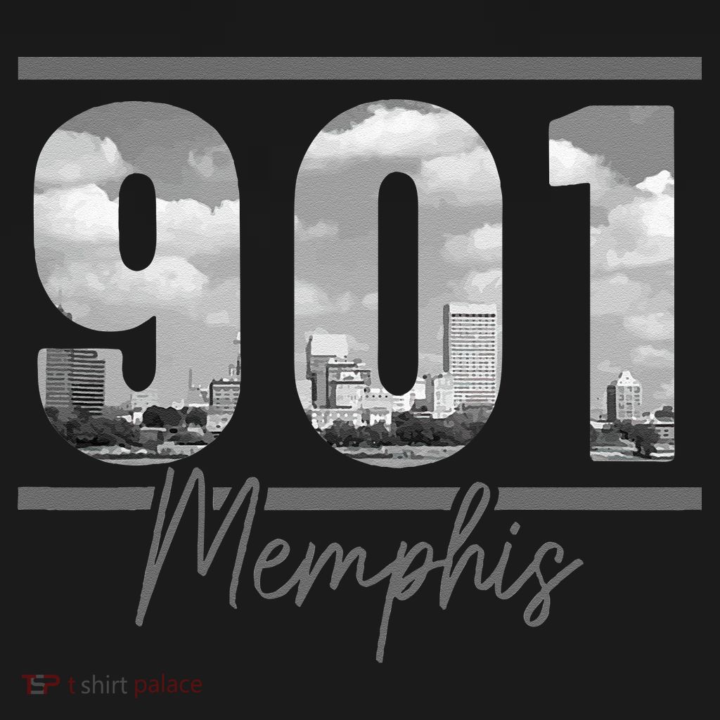 Memphis 901 Area Code Skyline Tennessee Vintage Softstyle Adult Sport ...