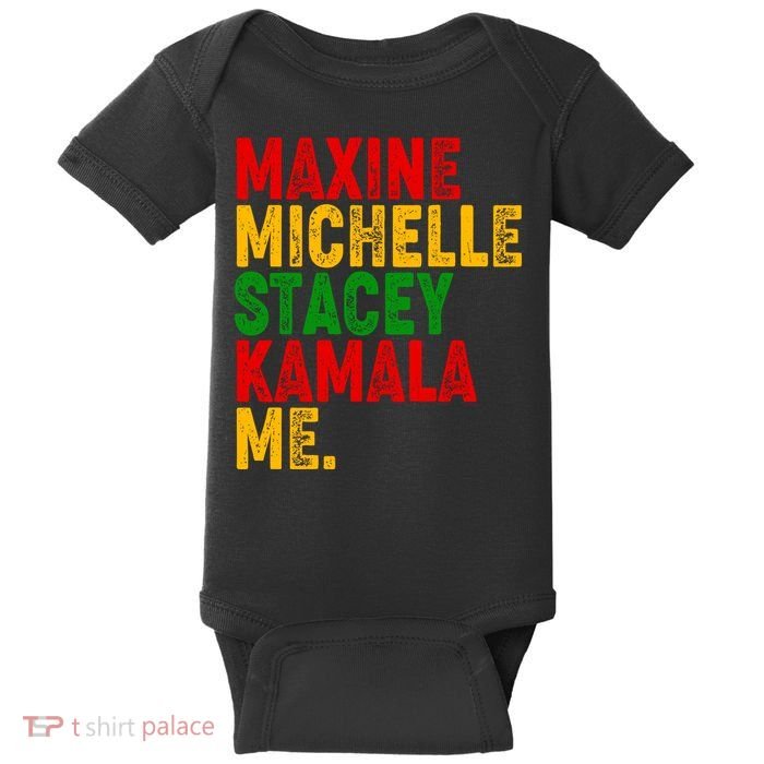 Maxine Michelle Stacey Kamala Me Black History Month Baby Bo