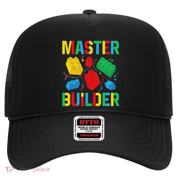Master Builder Building Blocks Brick Toy Master Builder Hat | TShirtPalace