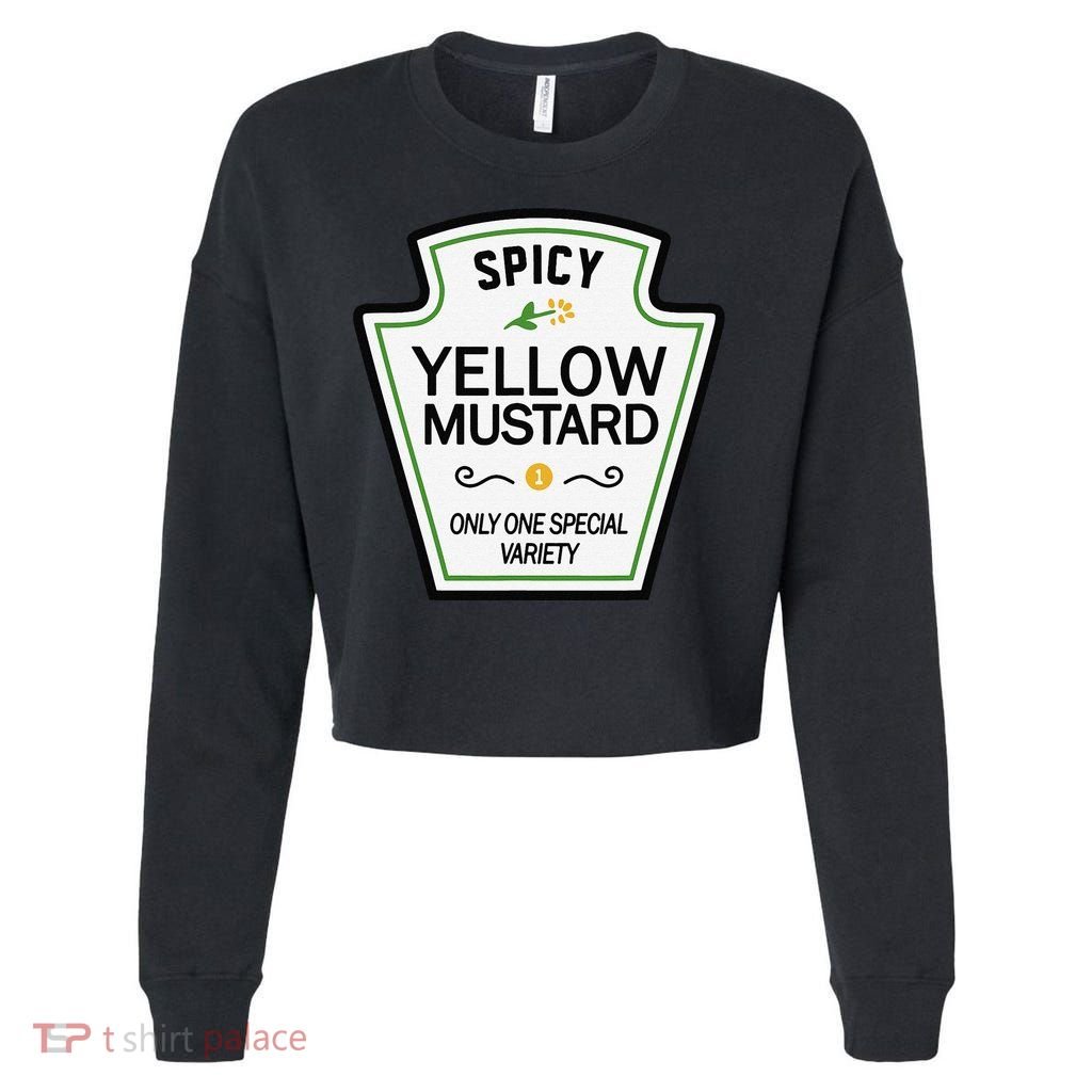 Mustard Condiments Group Halloween Costumes Cropped Pullover Crew ...