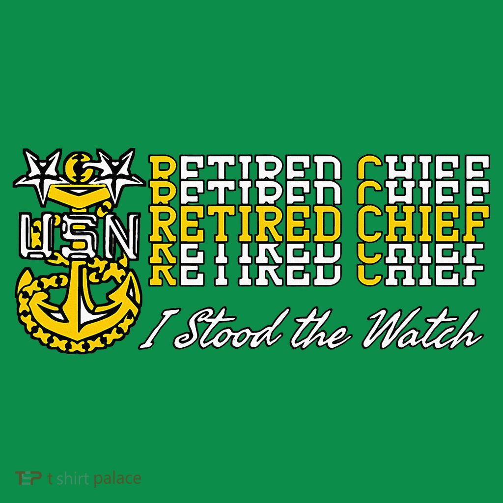 Master Chief Retired I Stood The Watch Ornament | TShirtPalace