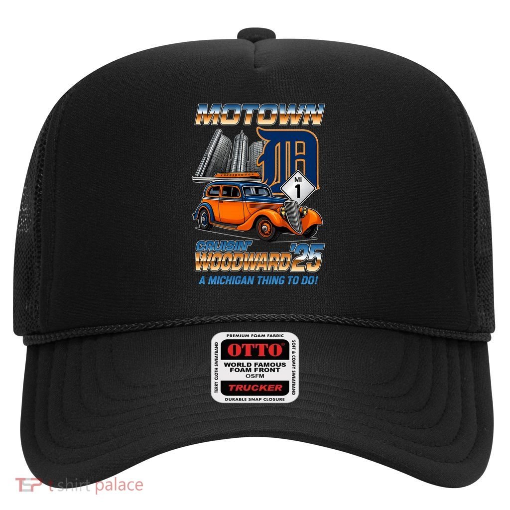 Motown Cruisin Woodward 2025 Hat | TShirtPalace