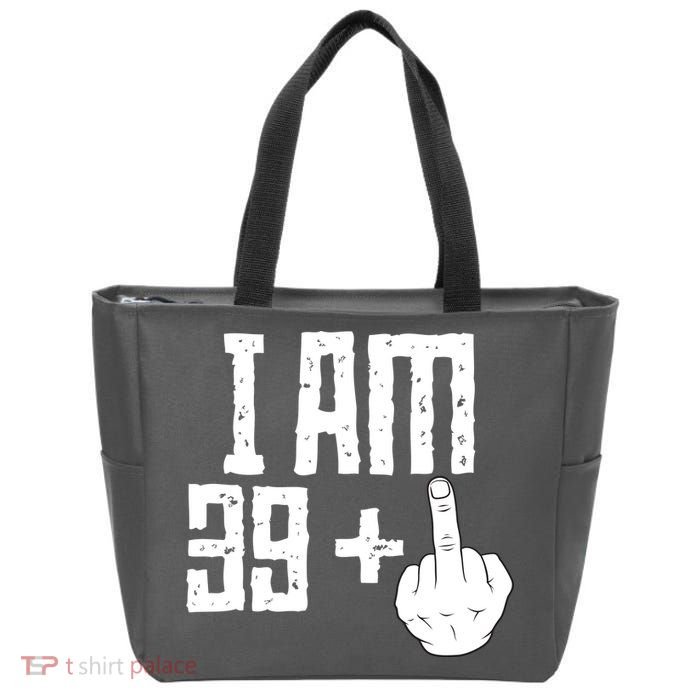 Middle Finger 40th Birthday Funny Bag