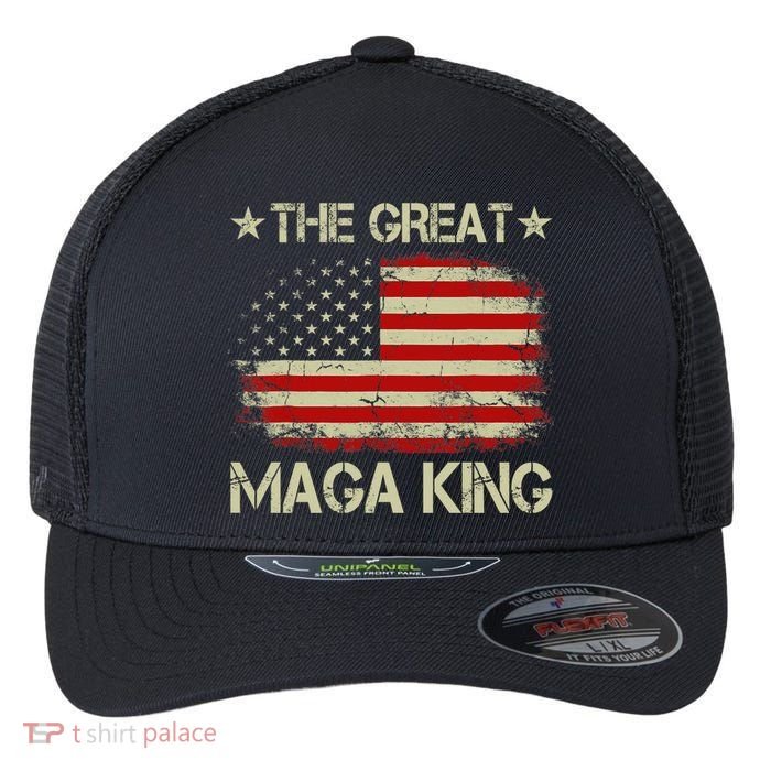 Maga King, The Great Maga King, Ultra Maga Flexfit Unipanel Trucker Cap ...