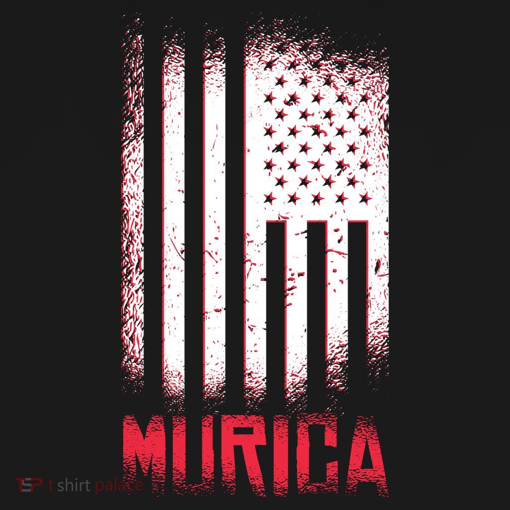 Murica American Flag Patriotic Pajama Set | TShirtPalace
