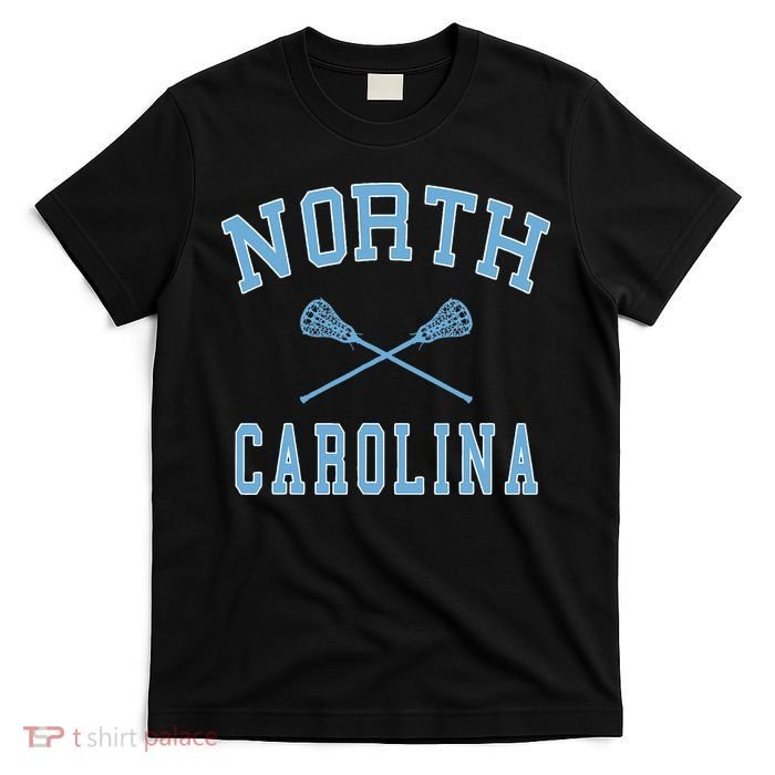 North Carolina Lacrosse Vintage Nc Lax Weathered T-Shirt | TShirtPalace