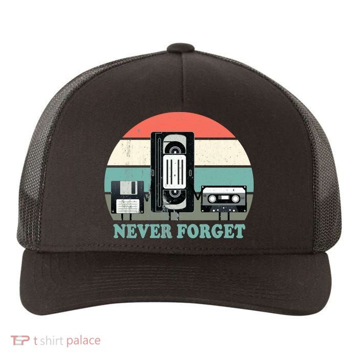 Never Forget VHS, Cassette, Floppy Disc Old School Retro Yupoong Adult ...