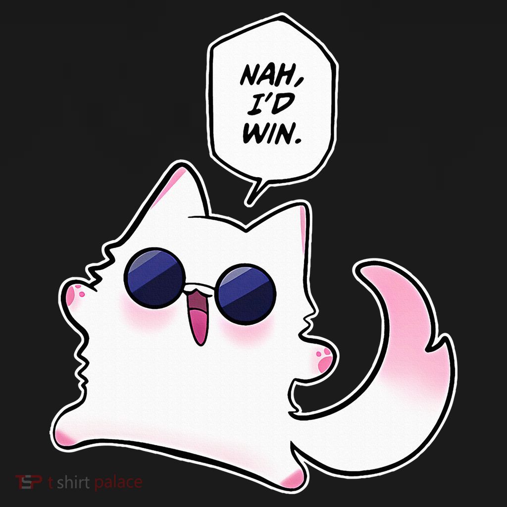 Nah ID Win Gojo Cat Meme Sustainable Bucket Hat | TShirtPalace