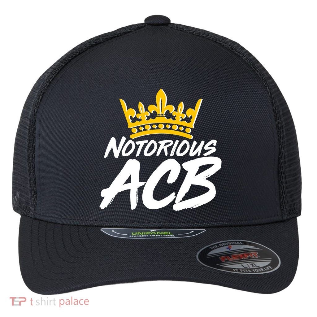 Notorious ACB Crown Amy Coney Barrett Flexfit Unipanel Trucker Cap ...