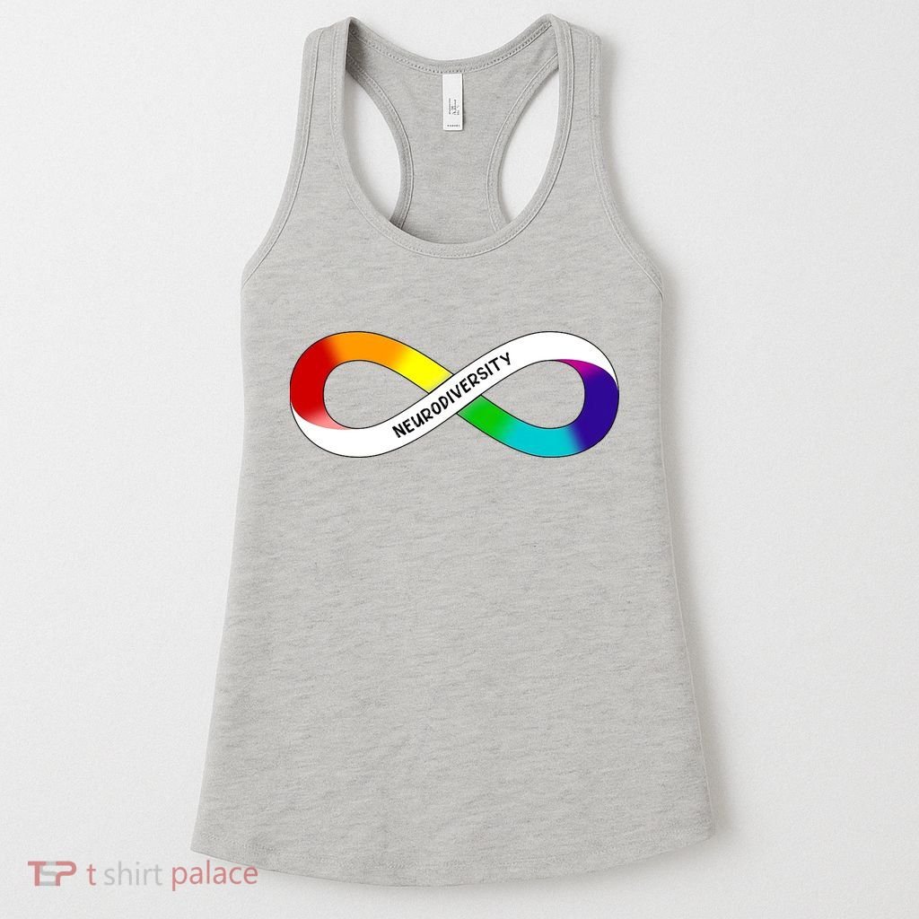 Neurodiversity Rainbow Infinity Symbol Women's Tank Top