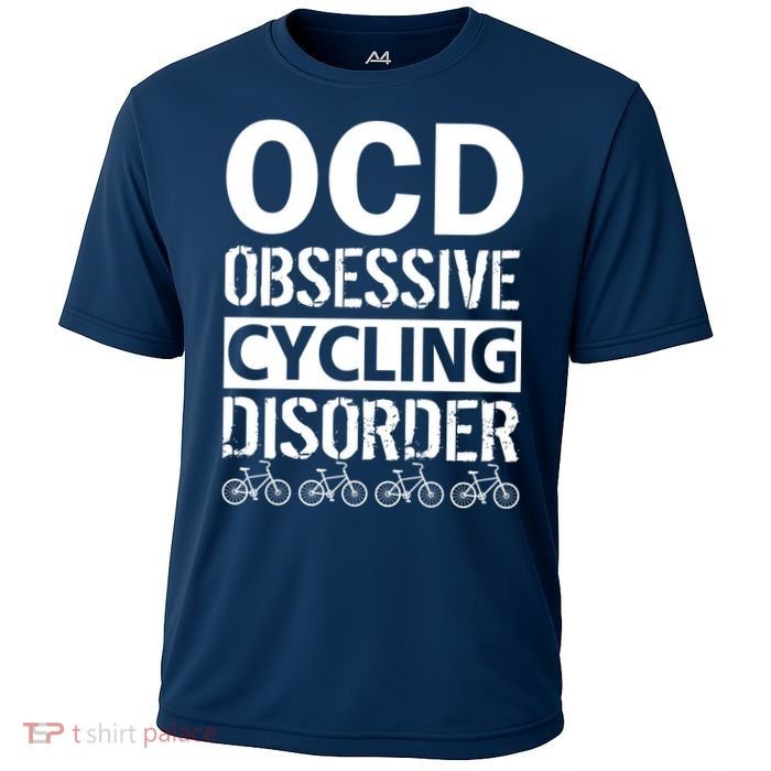 OCD Obsessive Cycling Disorder Cooling Performance Crew T-Shirt ...