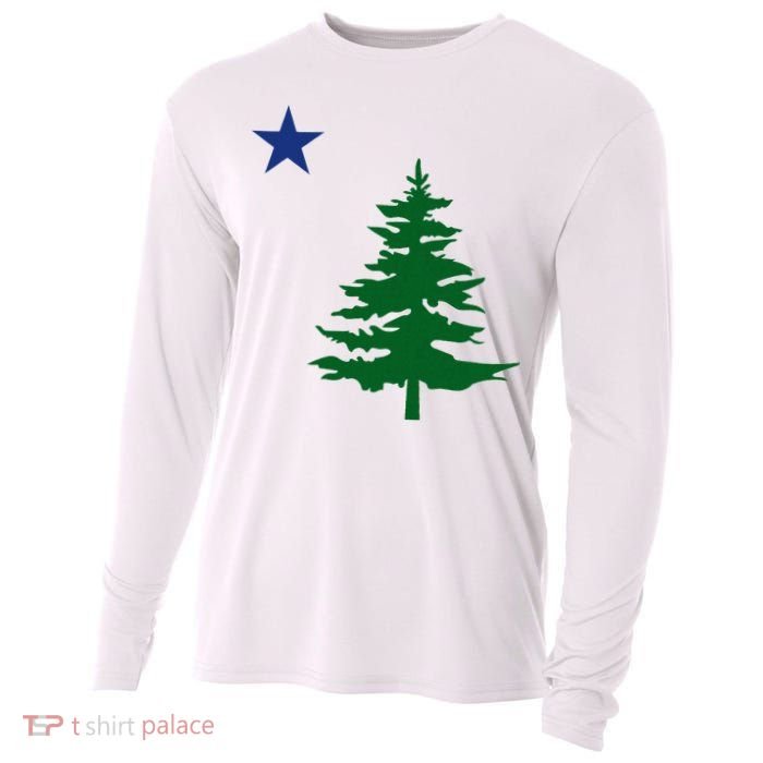Old Maine State Flag 1901 Pine Tree Star Cooling Performance Long ...
