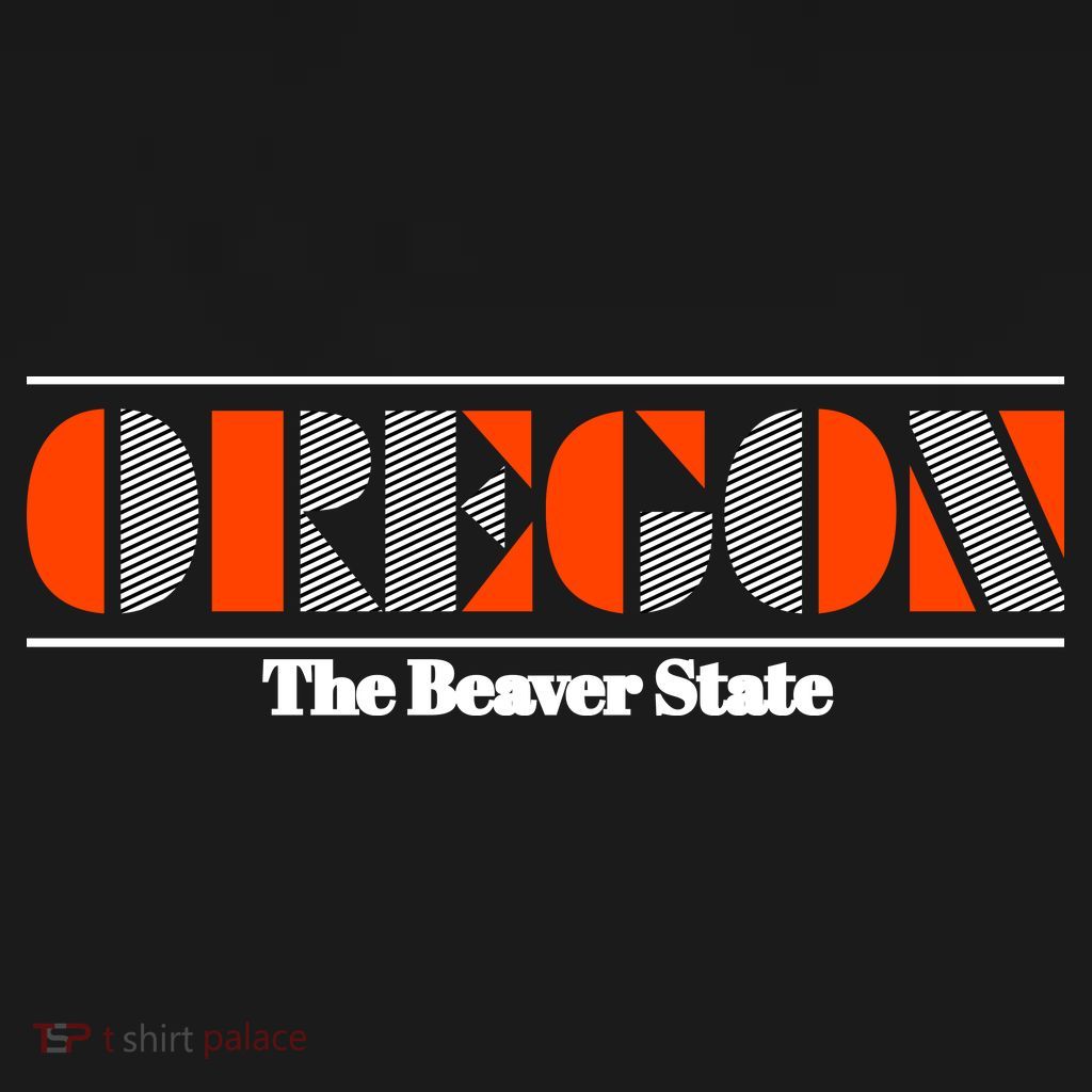 Oregon Retro The Beaver State Logo Tall Hoodie | TShirtPalace