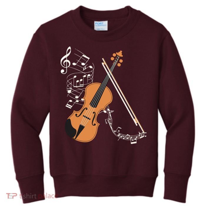 Orchestra Violin Player Gift Musical Instrument Violin Kids Sweatshirt ...