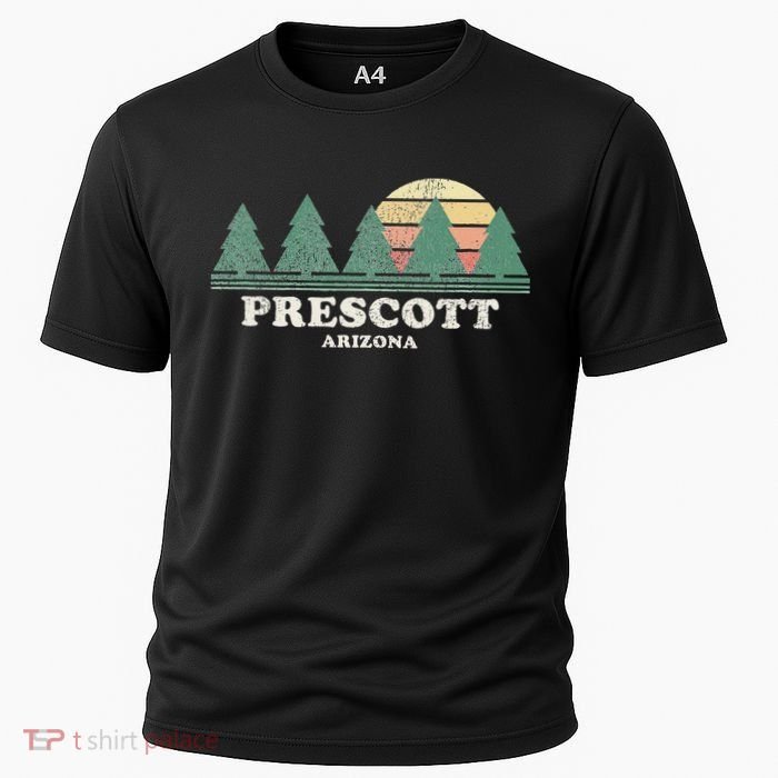 Prescott Az Vintage Throwback Retro 70s Design Cooling Performance Crew ...