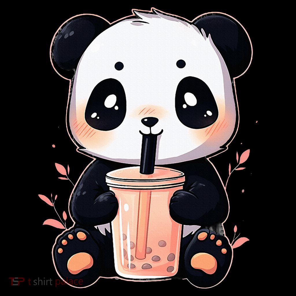 Panda Bear Boba Tea Bubble Tea Anime Kawaii Coffee Mug | TShirtPalace