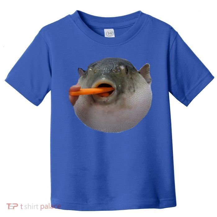 Pufferfish Eating A Carrot Meme Funny Blowfish Dank Memes Gift Toddler ...