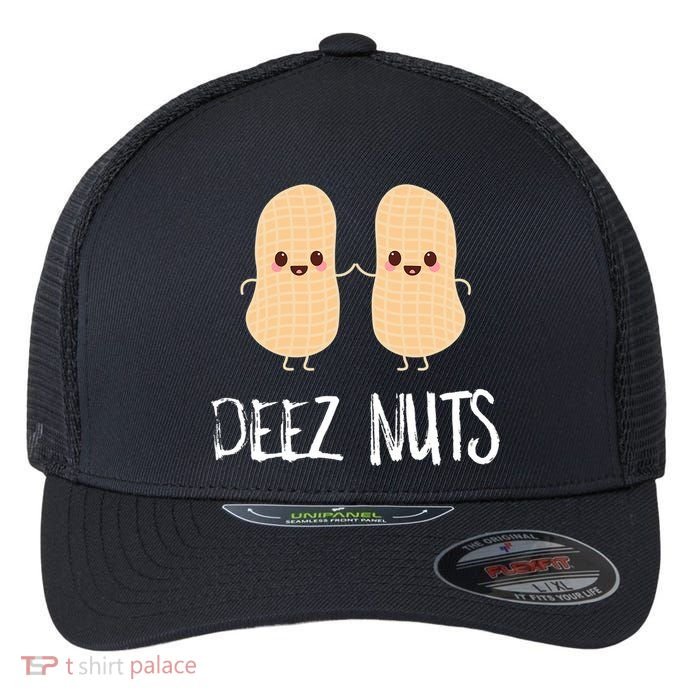 Peanut Food Funny Kawaii Cute Meme Deez Nuts Joke Gift Flexfit Unipanel ...