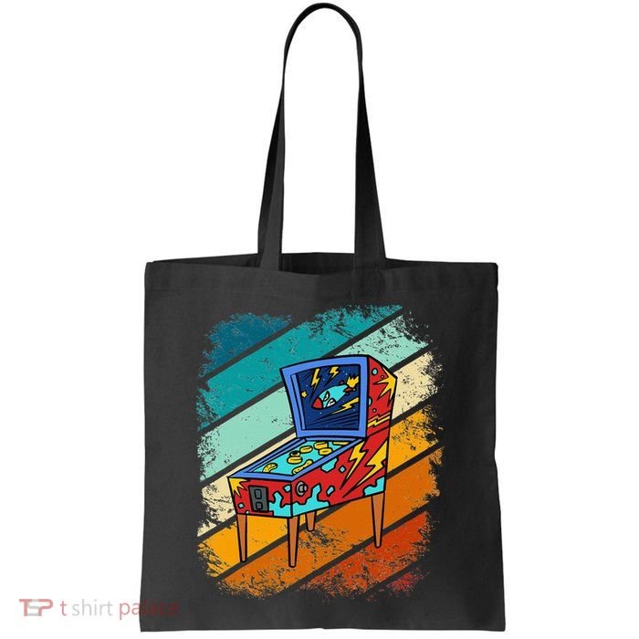 Pinball Gamer Retro Classic Arcade Machine Pin Ball Tote Bag | TShirtPalace