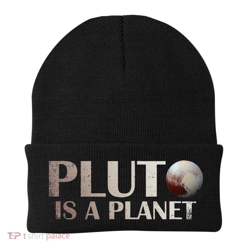 Pluto Is A Planet Beanie | TShirtPalace