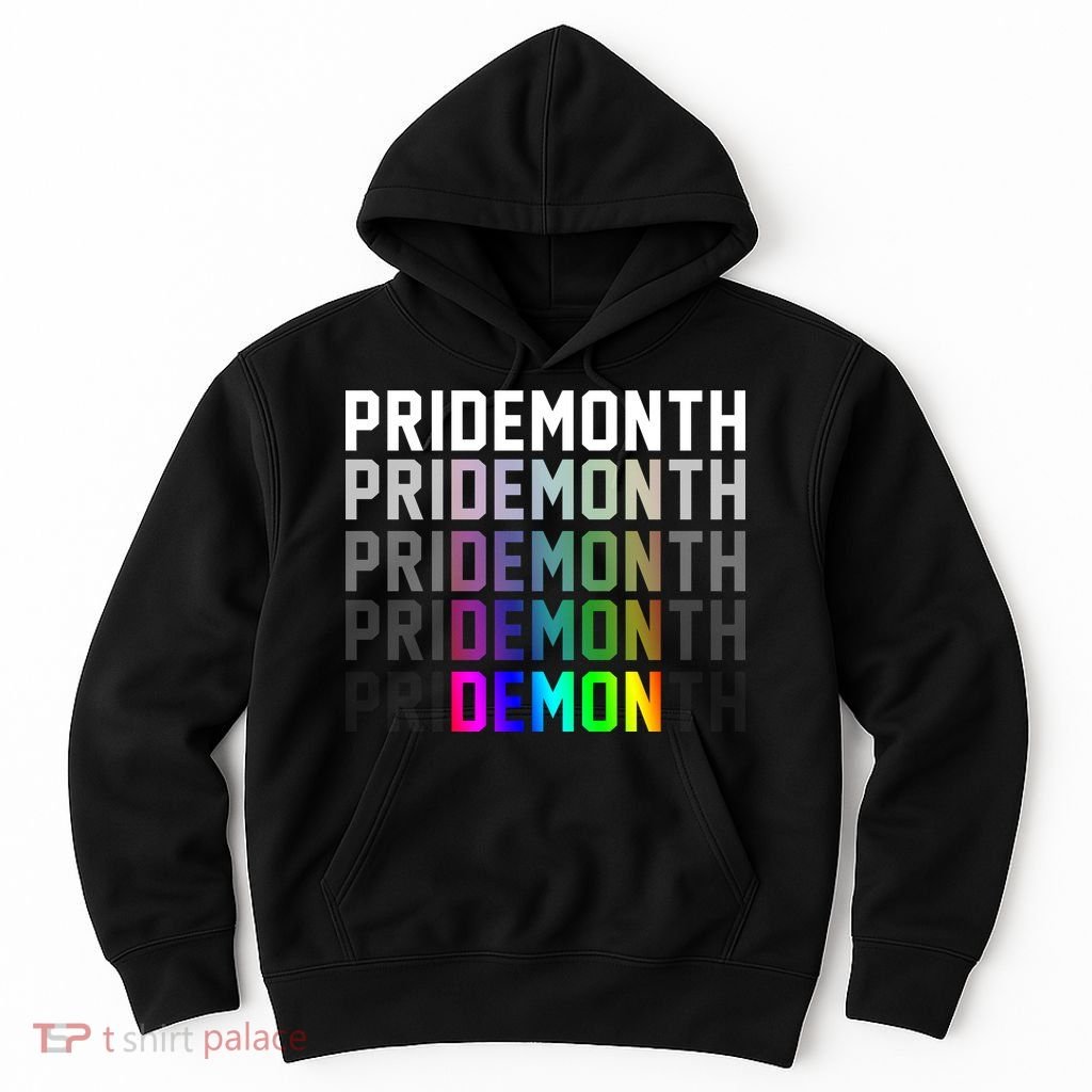 Pride Month Demon Rainbow Hoodie | TShirtPalace