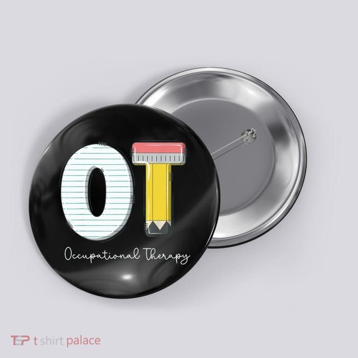 Pediatric Occupational Therapy Cute Pencil Back To School Button ...