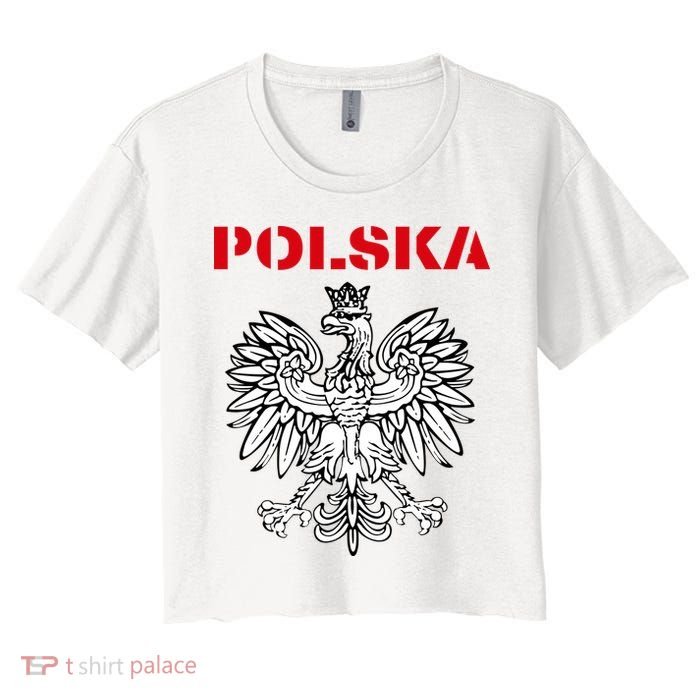 Polska Poland Eagle Poland Heritage Polish Pride Roots Women's Crop Top ...