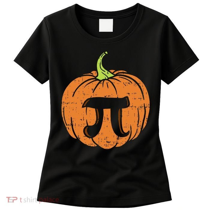 Pumpkin Pi Math Halloween Thanksgiving Pie Day Costume Women's T-Shirt ...