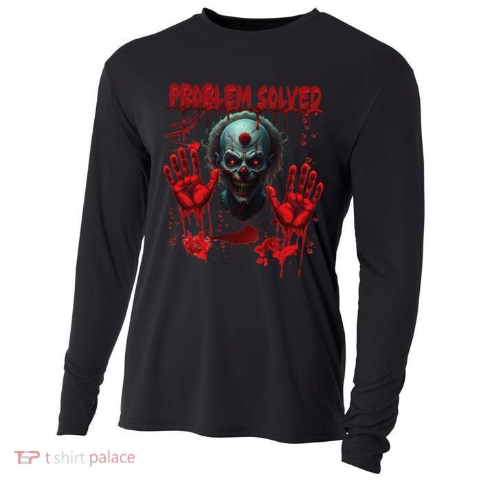 Problem Solved Bloody Hands Costume Clown Halloween Cooling Performance ...